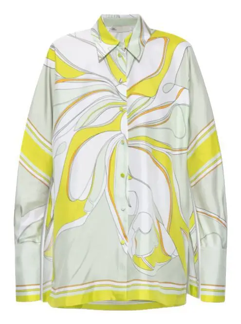 Tory Burch Printed Silk Shirt - Multicolor