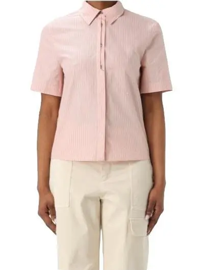 Pinko Striped Short-sleeve Shirt - Nude