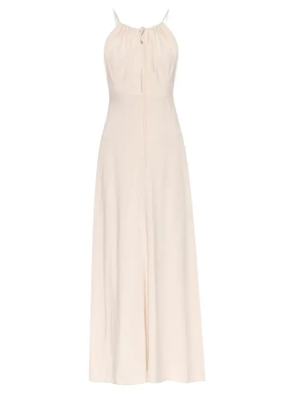 TOTEME Sleeveless V-neck Maxi Dress - Pink