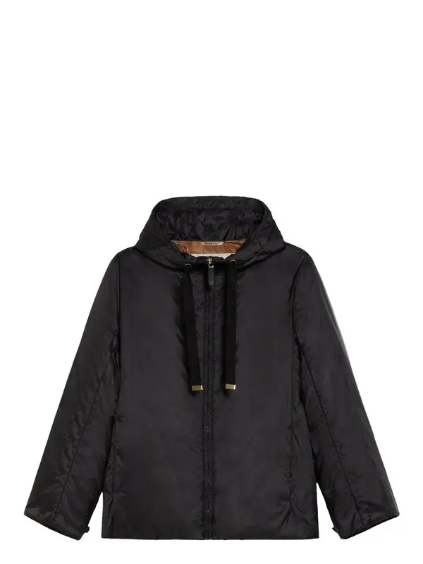 Max Mara Greenh Zip-up Drawstring Jacket - Black