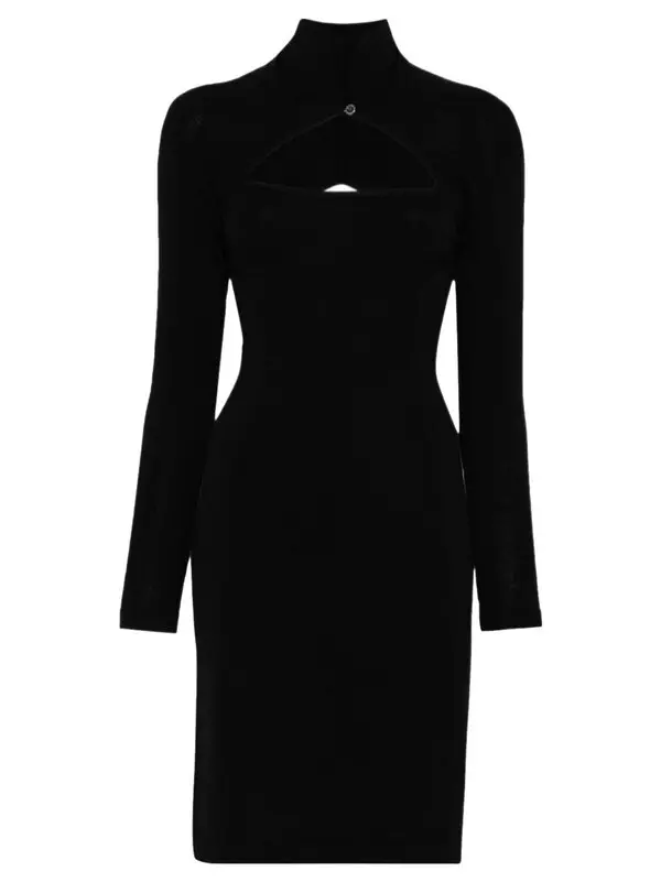 VIVIENNE WESTWOOD Pamela Knitted Midi Dress - Black