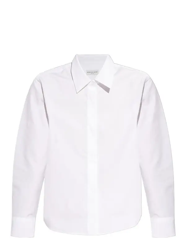 Dries Van Noten Long-sleeved Shirt - White