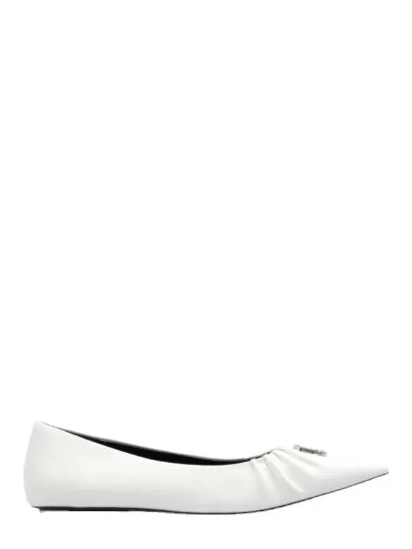 Marc Jacobs Pointed Ballet Flats - White
