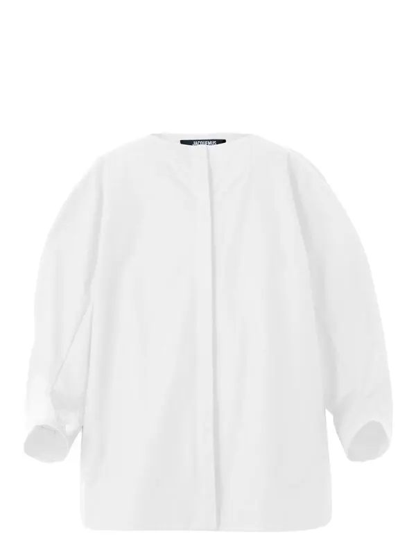 Jacquemus Pittore Boat Neck Shirt - White