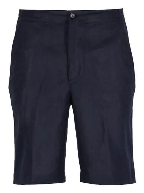 Loro Piana Button Shorts - Navy Blue