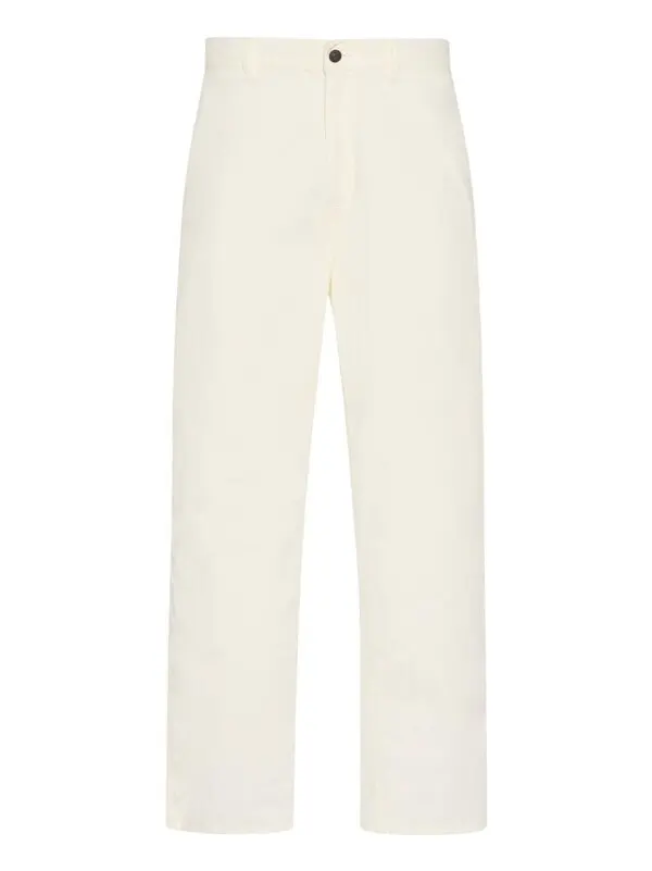 THE ROW Belt Loops Slacks - White