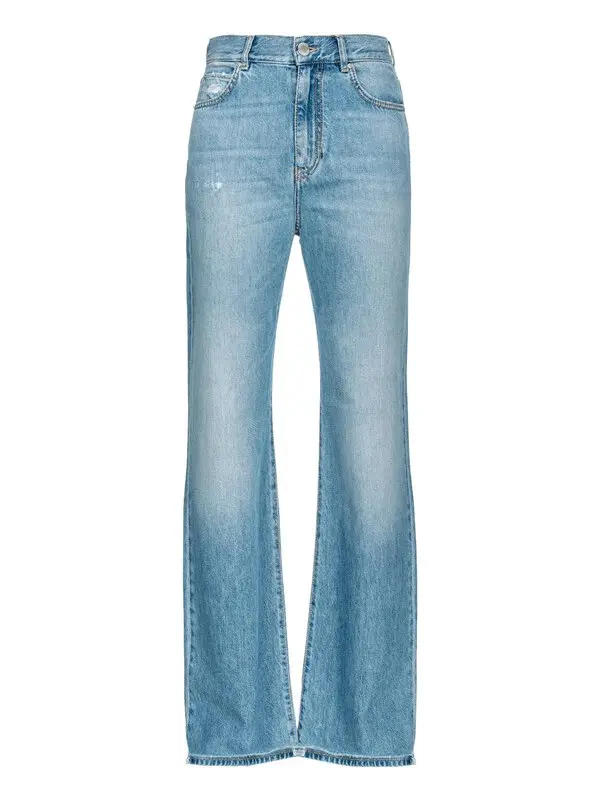 Pinko Wanda Wide-leg Jeans - Blue