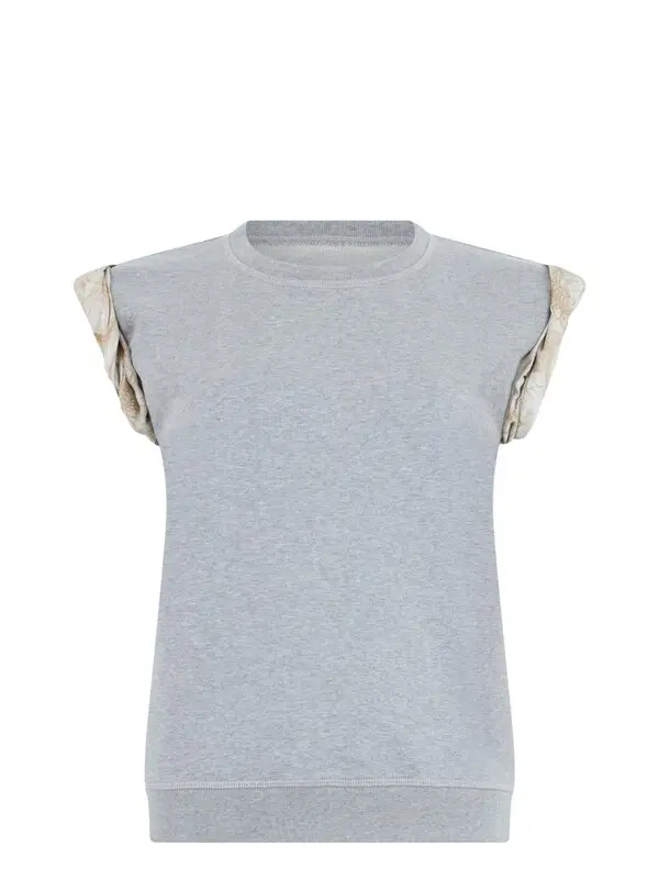 MAISON MARGIELA Contrast Sleeve Sweatshirt - Grey