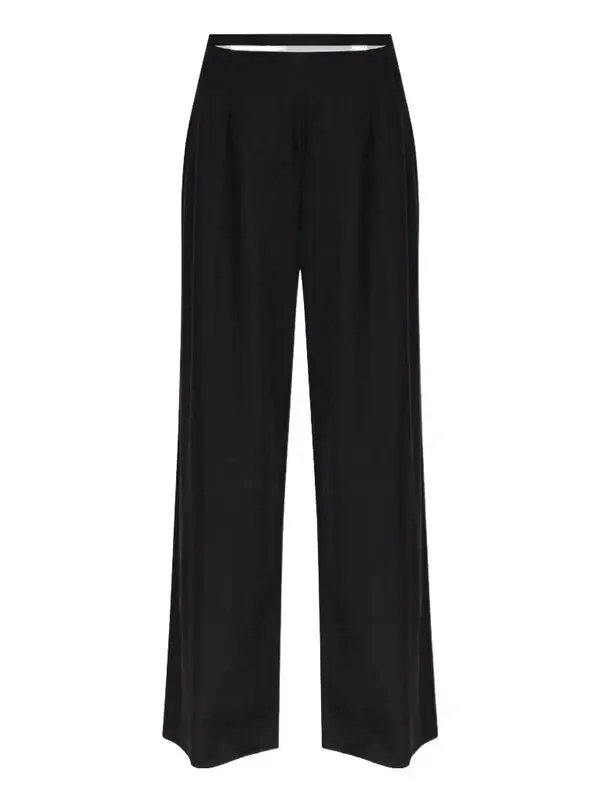 Cult Gaia High-waisted Wide-leg Trousers - Black