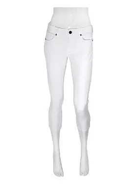 Burberry High-waisted Jeans - White