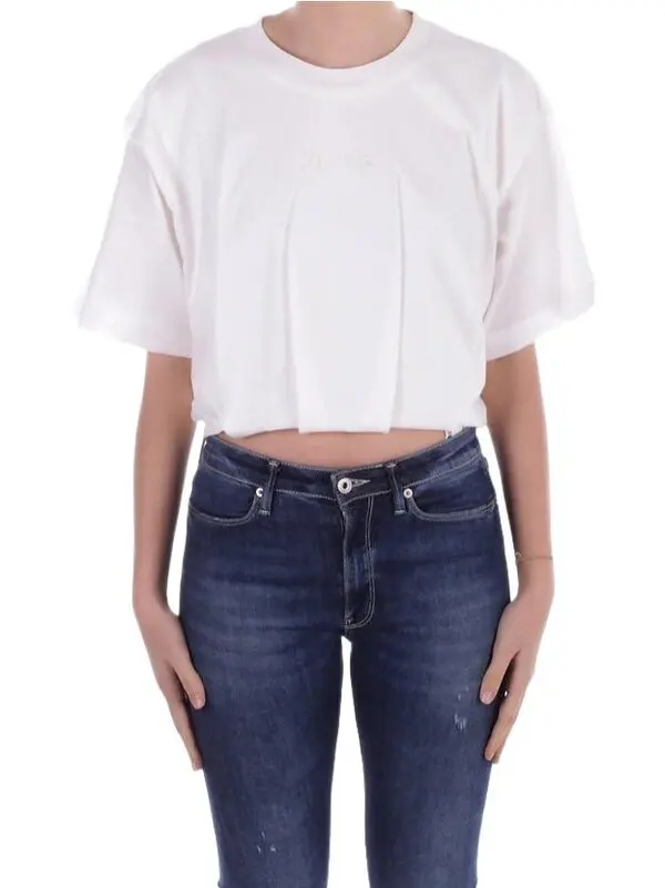 Pinko Cropped T-shirt - White