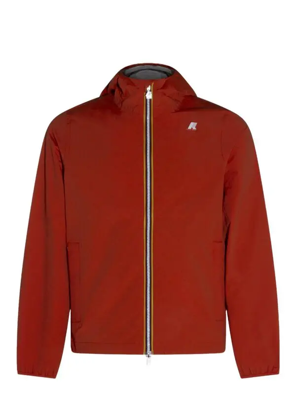 K-WAY Zip-up Hooded Jacket - Red