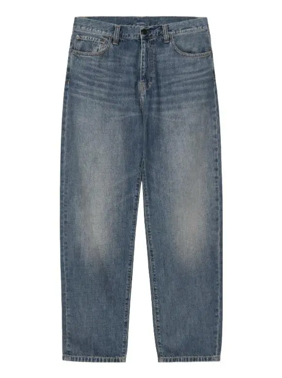 Carhartt Work In Progress Aaron Logo Patch Jeans - Blue