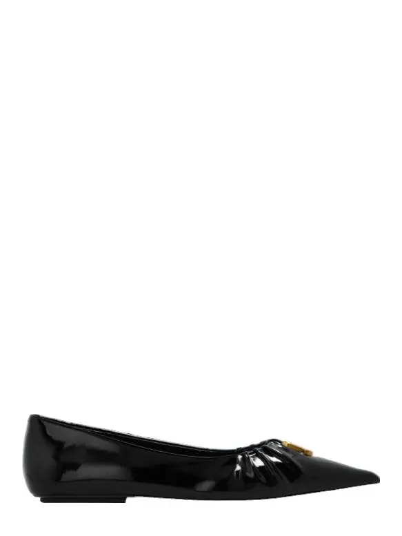 Marc Jacobs Ali Pointed-top Ballerinas - Black