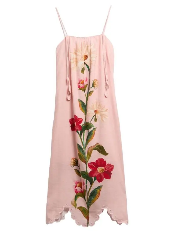 Barbour Farm Rio Bromelia Midi Dress - Pink