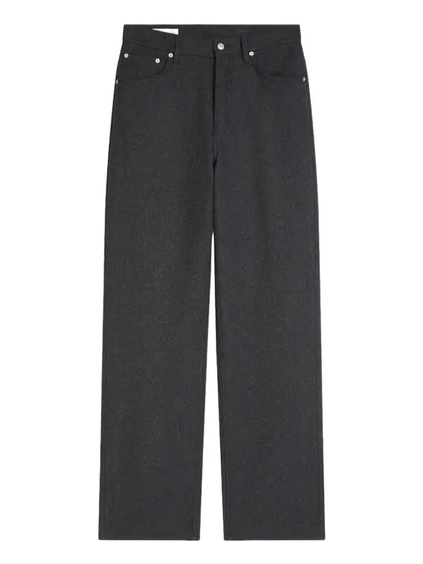 Dries Van Noten Straight Leg Trousers - Black