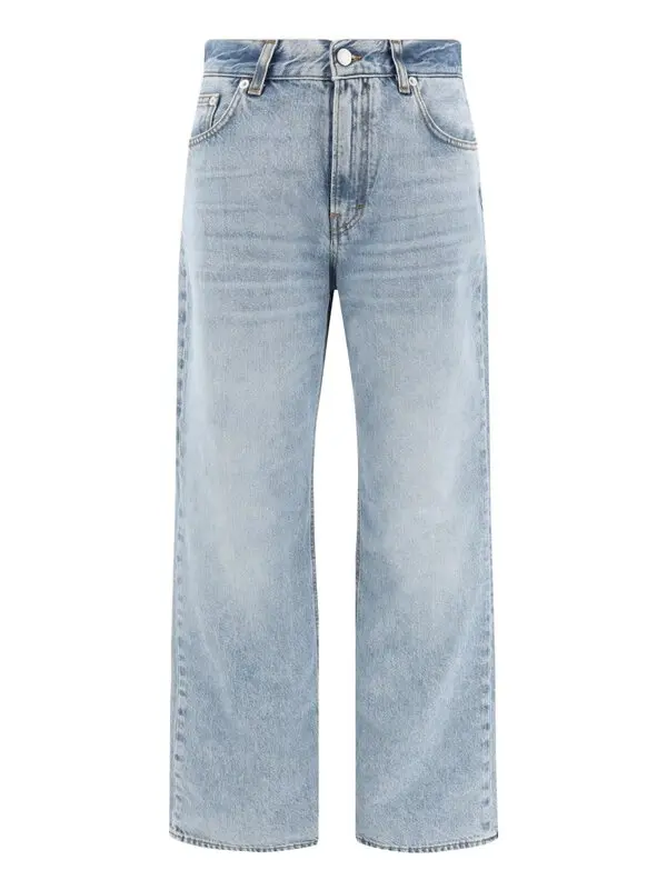 HAIKURE Classic Fit Straight Leg Jeans - Blue