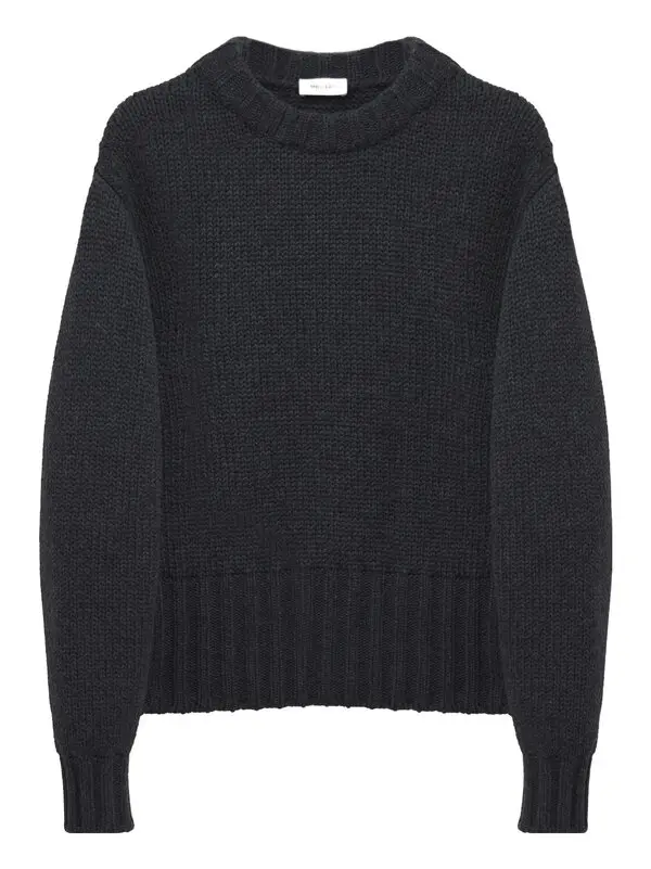 Alexander McQueen Crewneck Knitted Jumper - Gray Mixed Color