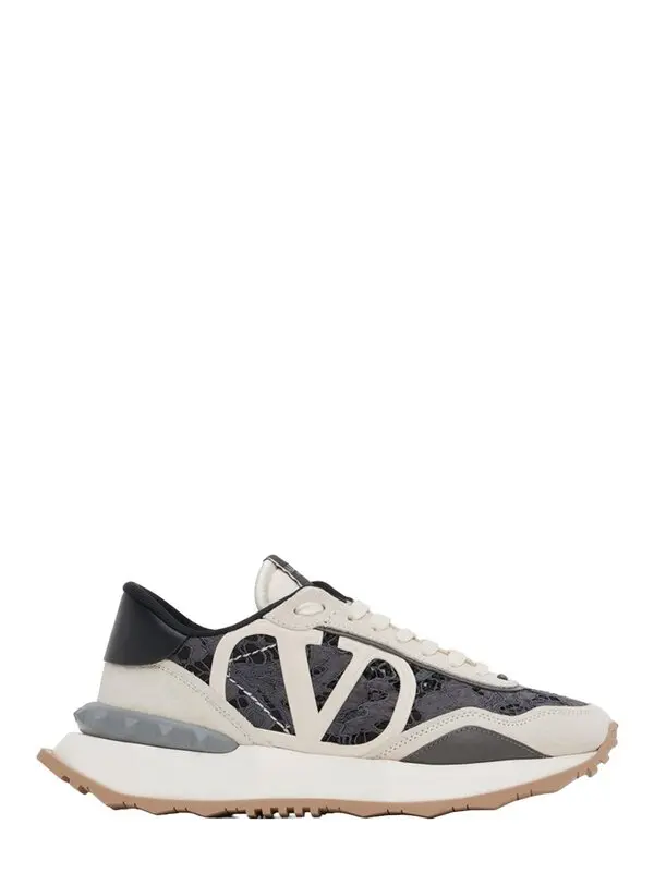 Valentino Garavani Lacerunner Lace-up Sneakers - Grey