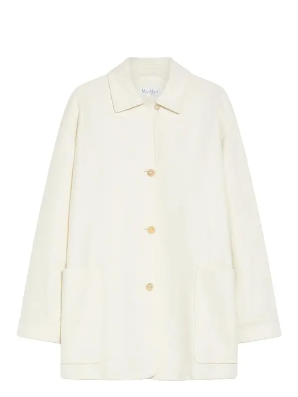 Max Mara Single-breasted Coat - White