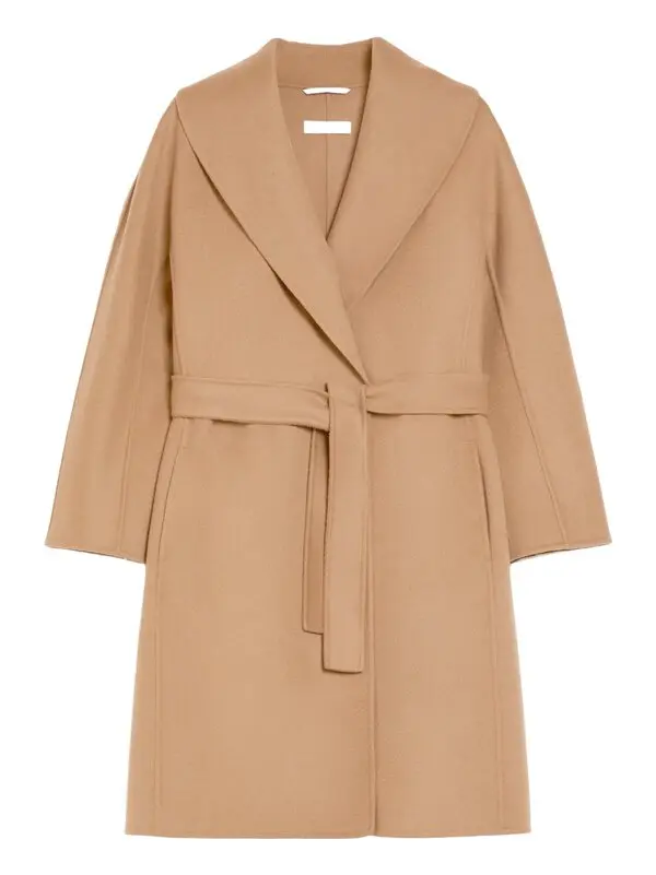 Max Mara Messi Belted Coat - Camel