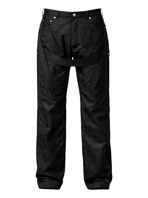 Rick Owens Temple Megastrapped Geth Pants - Black