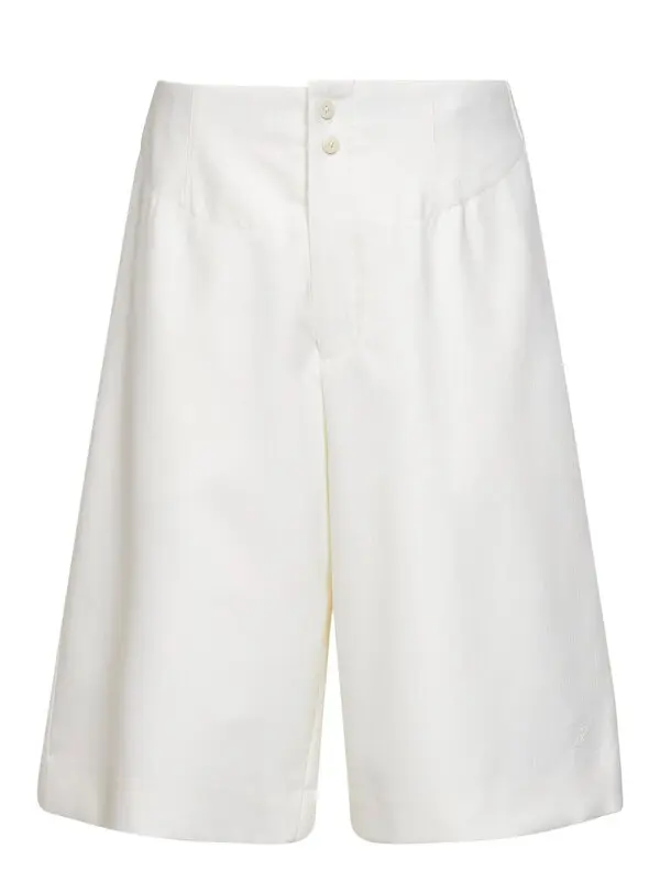 Jacquemus Moisson Buttoned Shorts - White