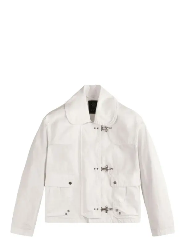 FAY Toggle Fastening Jacket - White