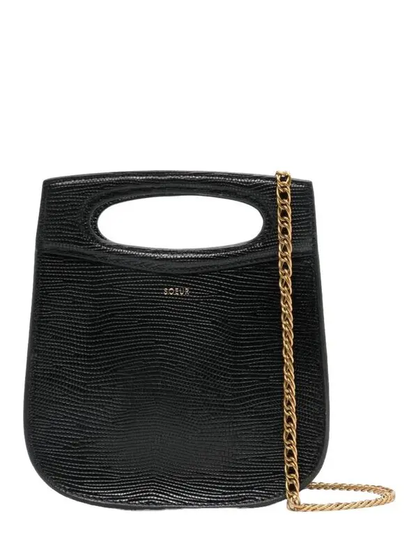 Soeur Chain Shoulder Bag - Black