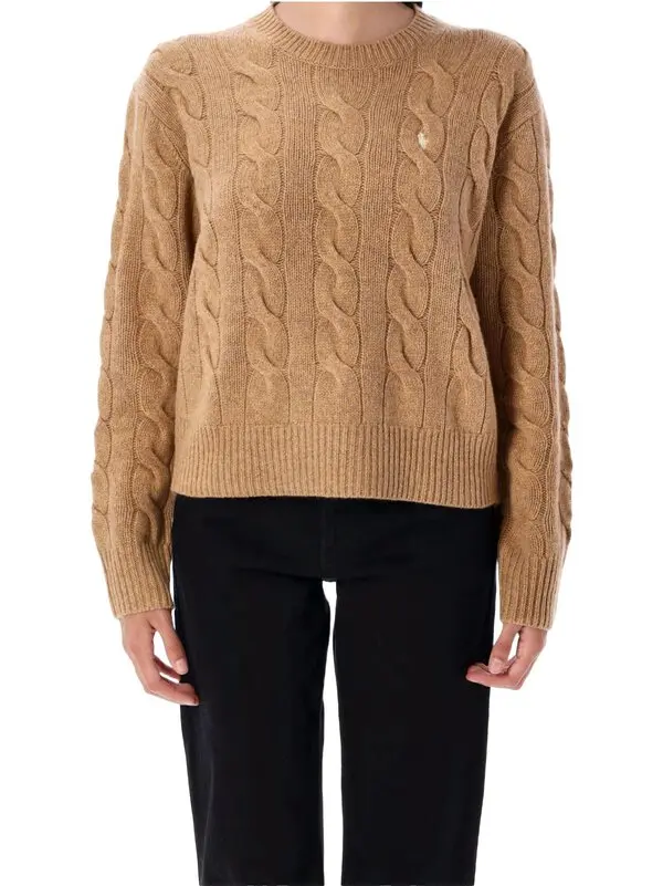 Polo Ralph Lauren Cable Knitted Jumper - Black