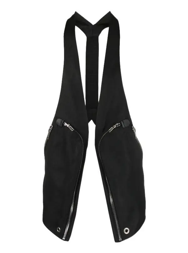 Rick Owens Bahaus Zip-detail Vest - Black