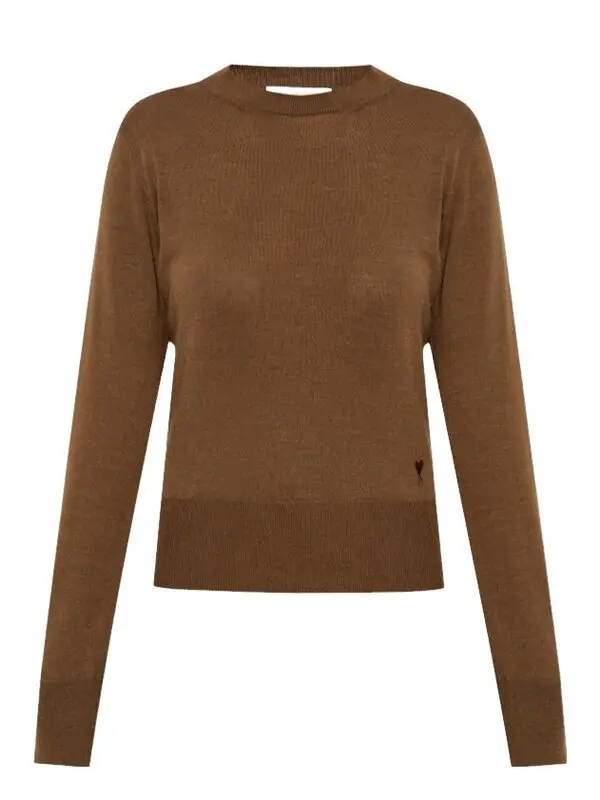 Ami De Coeur Sweater - Brown