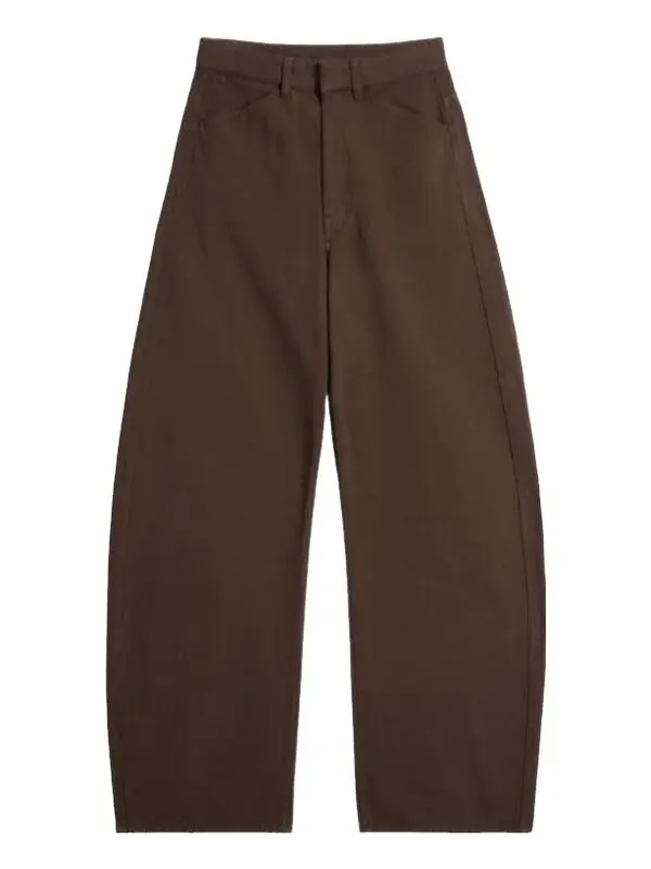 LEMAIRE High Waisted Jeans - Cacao
