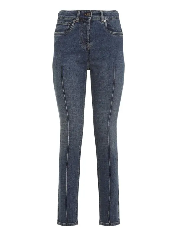 Miu Miu Stretch Denim Jeans - Blue