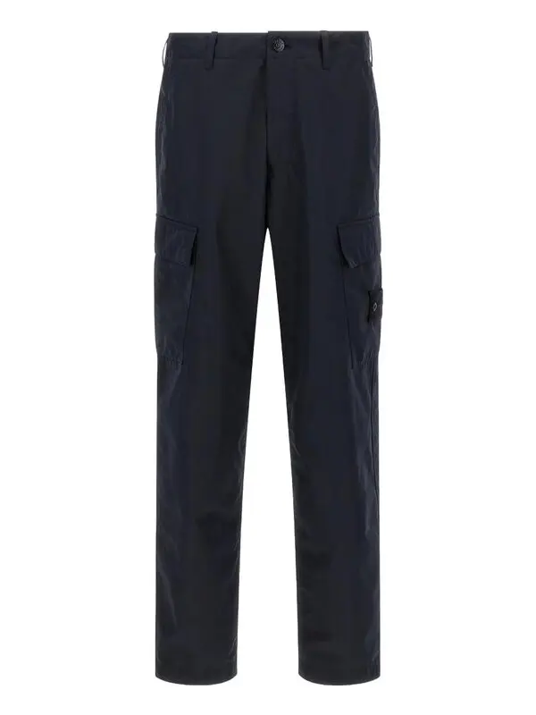 Stone Island Straight-leg Cargo Pants - Blue