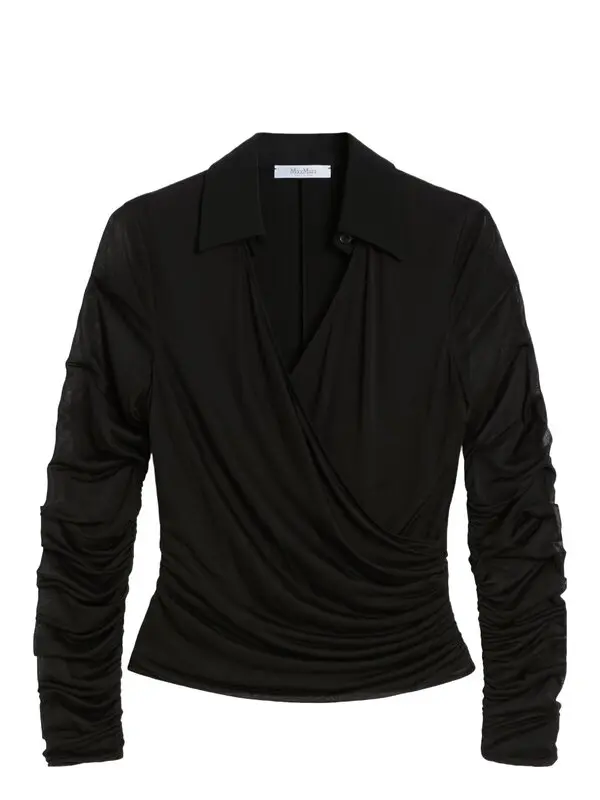 Max Mara Aiello Knitted Blouse - Black