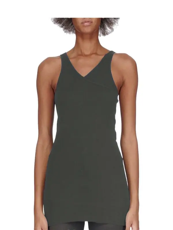 Rick Owens V-neck Vest - Black