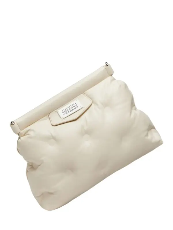 MAISON MARGIELA Glam Slam Quilted Shoulder Bag - Nude