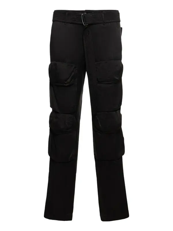 Dries Van Noten Belt-loop Multi-pocket Pants - Black