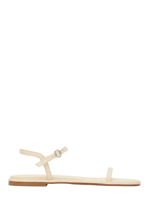 AeydĒ Nettie Flat Sandals - Nude