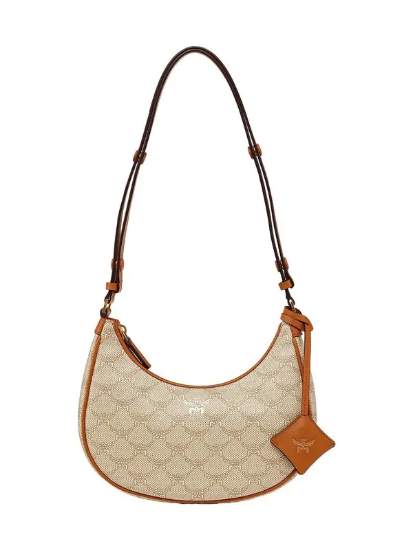 Mcm Himmel Shoulder Bag - Beige