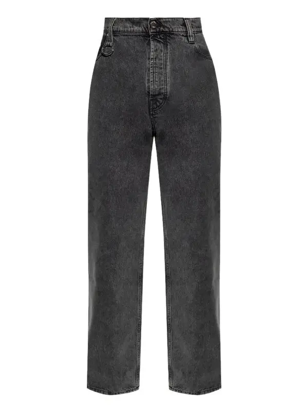 ETUDES Studio District Mid-rise Straight Leg Jeans - Black