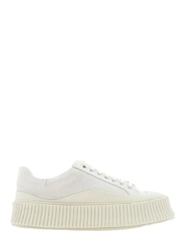 JIL SANDER Logo Casual Sneakers - White