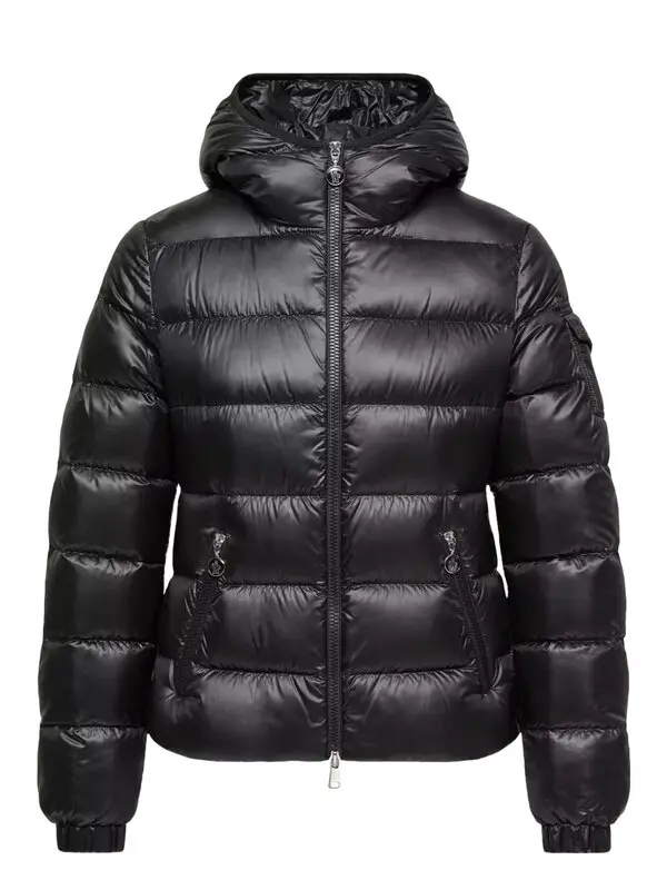 Moncler Glesse Zip-up Short Padded Jacket - Black