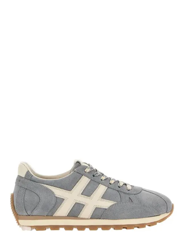 Hogan 86er Lace-up Suede Sneakers - Light Blue