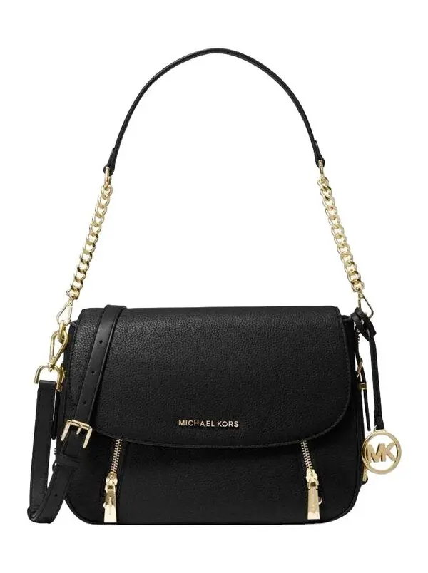 Michael Kors Logo Flip Shoulder Bag - Black