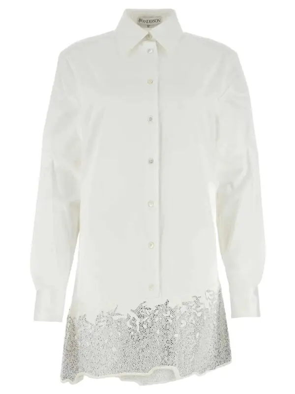 J.W.ANDERSON Long-sleeved Dress - White