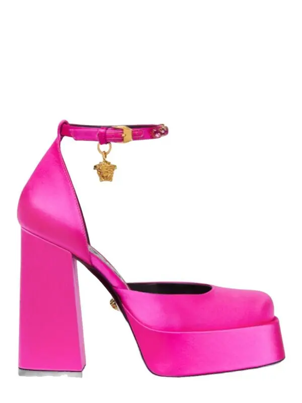 Versace Medusa Aevitas Platform Pumps - Pink