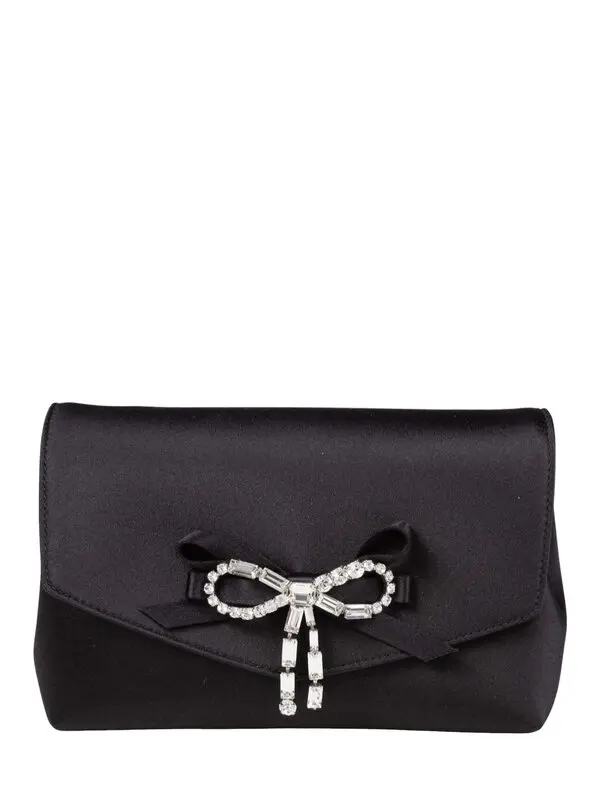 JIMMY CHOO Soft Bow Mini Bag - Black