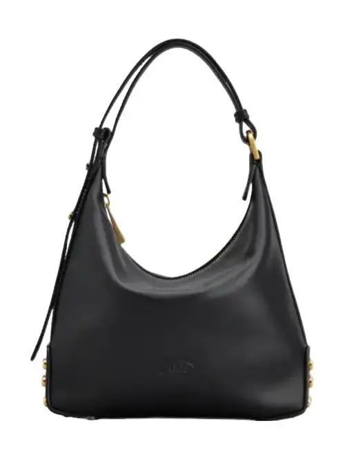 TOD'S Metal Dots Shoulder Bag - Black